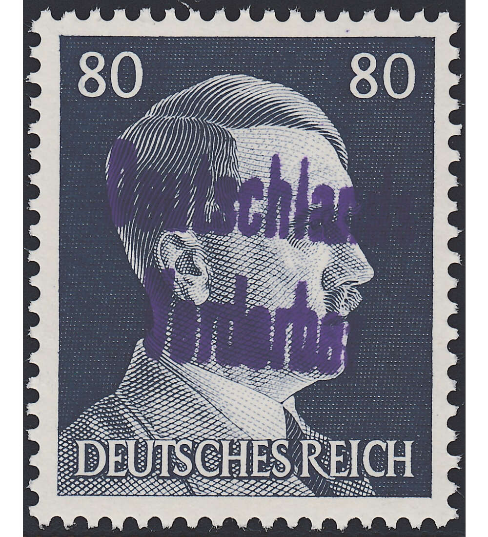Dt. Lokalausgabe Meißen Nr. 20 postfrisch 80 Pfg Hitler mit Aufdruck Briefmarke - Goldhahn - 304657