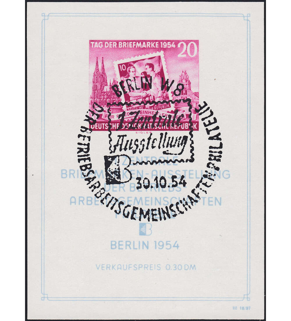 DDR Luxuskollektion gestempelt mit Block 10 ESST Briefmarke - Goldhahn - 306528