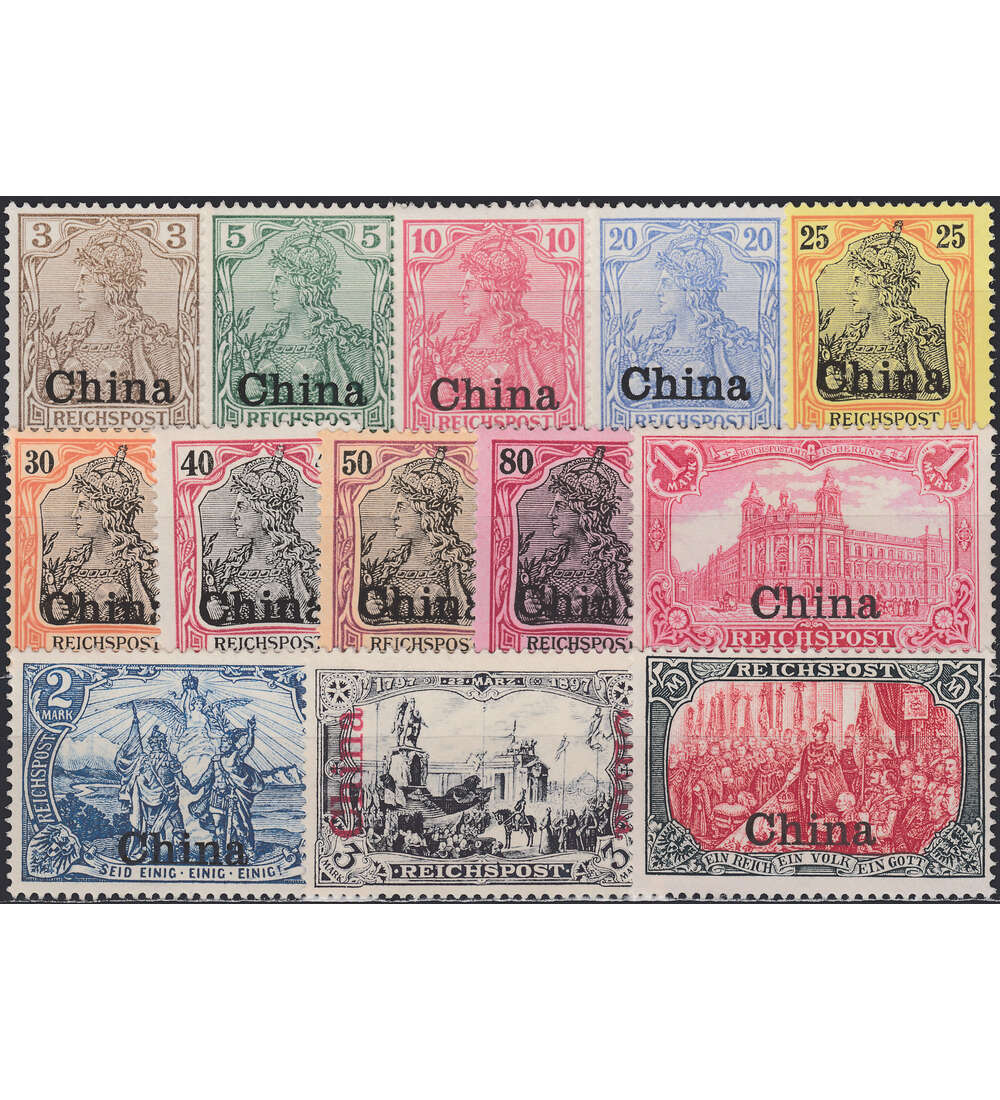 Deutsche Post in China Nr. 15-27 ungestempelt / gestempelt | eBay.de