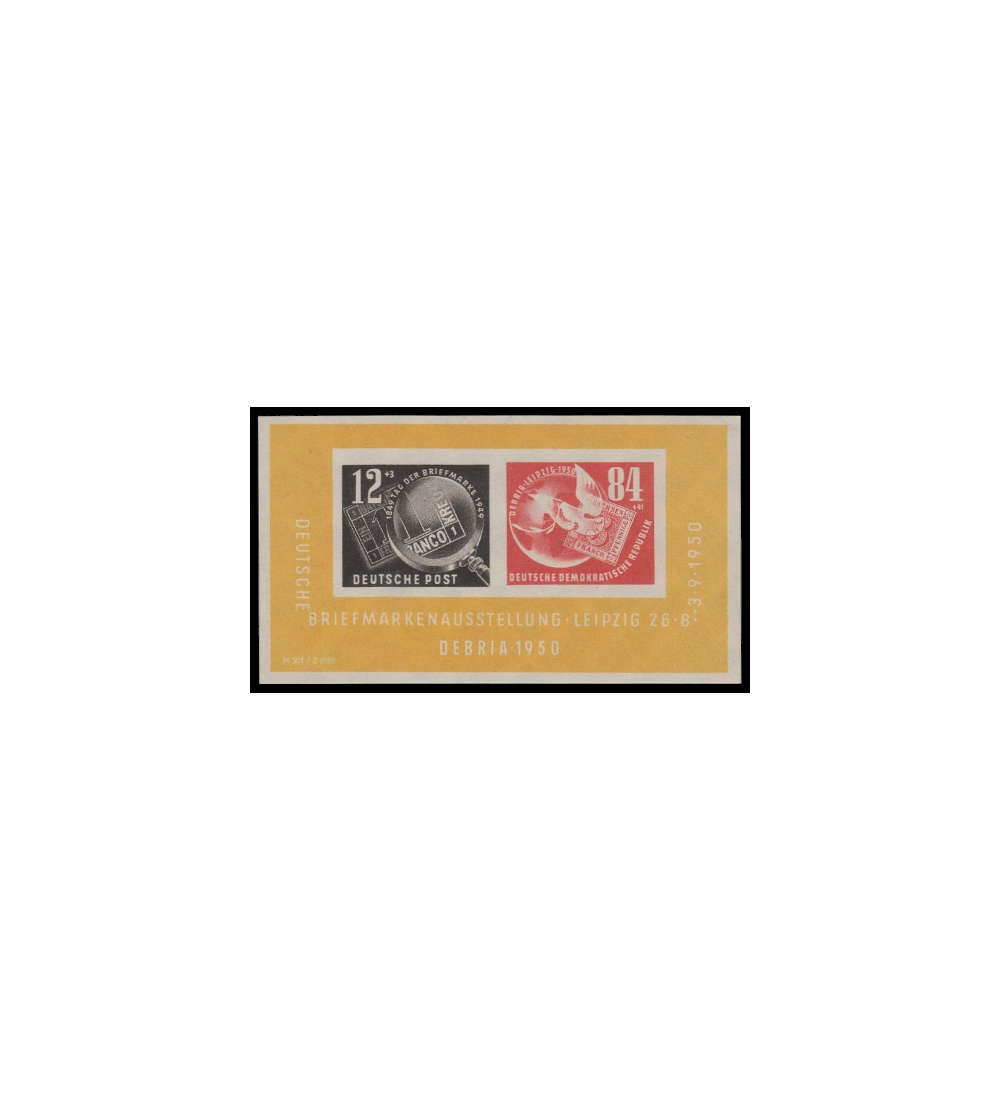 DDR Block 7 postfrisch ** DEBRIA Briefmarke - Goldhahn - 397891